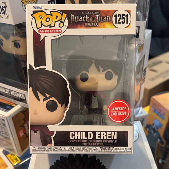Funko | Toys | Funko Pop Animation Child Eren Black And Brown | Poshmark